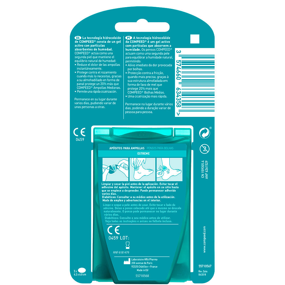 Blisters extreme 5 dressings First aid kit Compeed - Perfumes Club