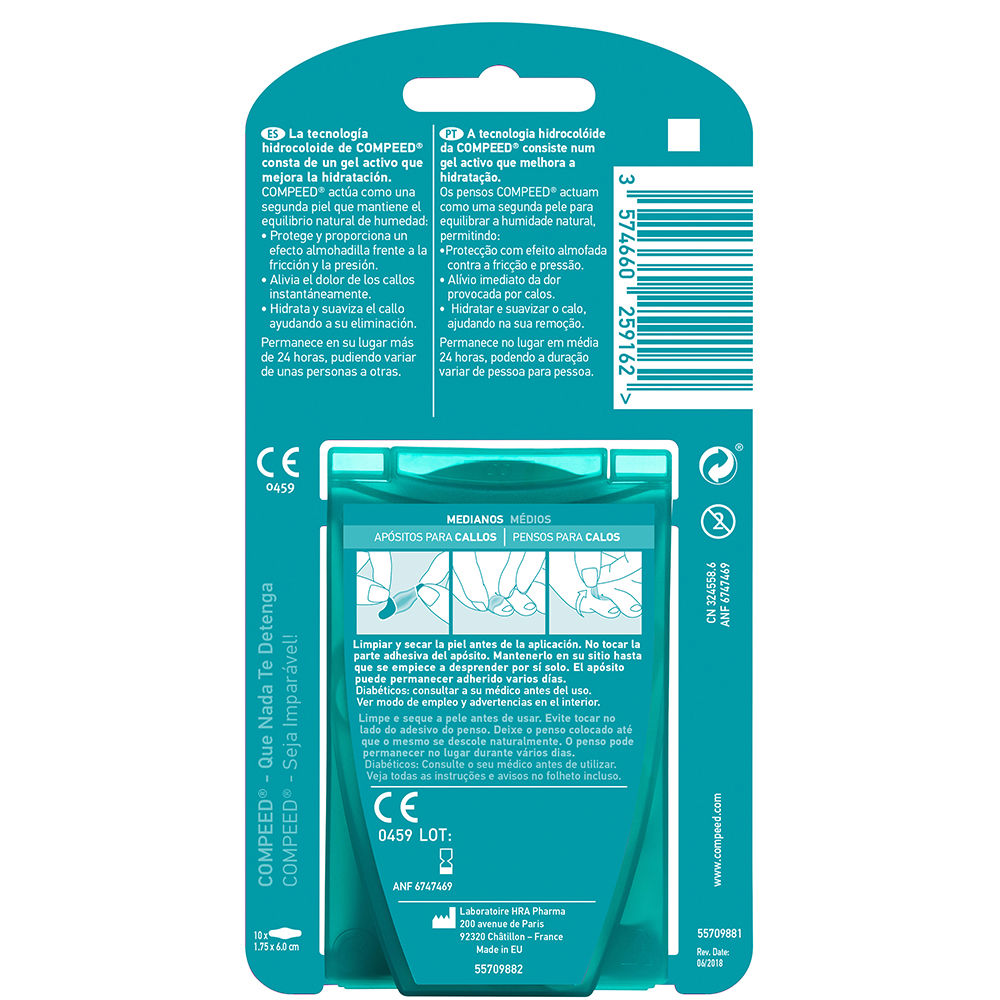 CALLOS medium 10 dressings First aid kit Compeed - Perfumes Club