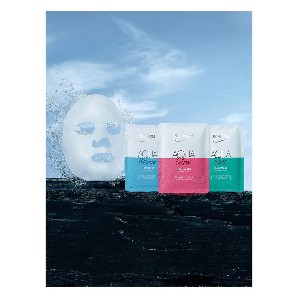AQUA PURE flash mask, Mascarillas Biotherm - Perfumes Club