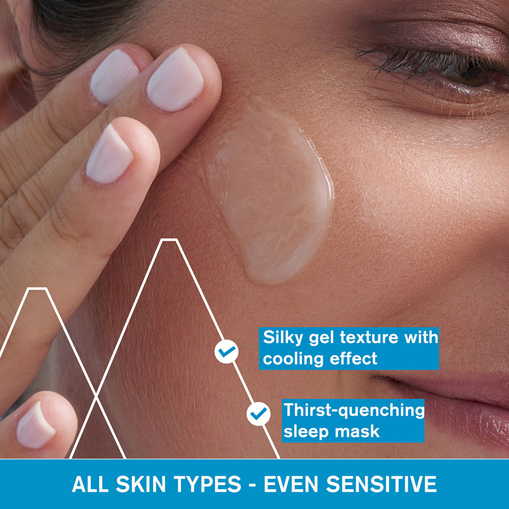 EAU THERMALE Moisturizing night mask with HYALURONIC ACID AND EDELWEISS ...
