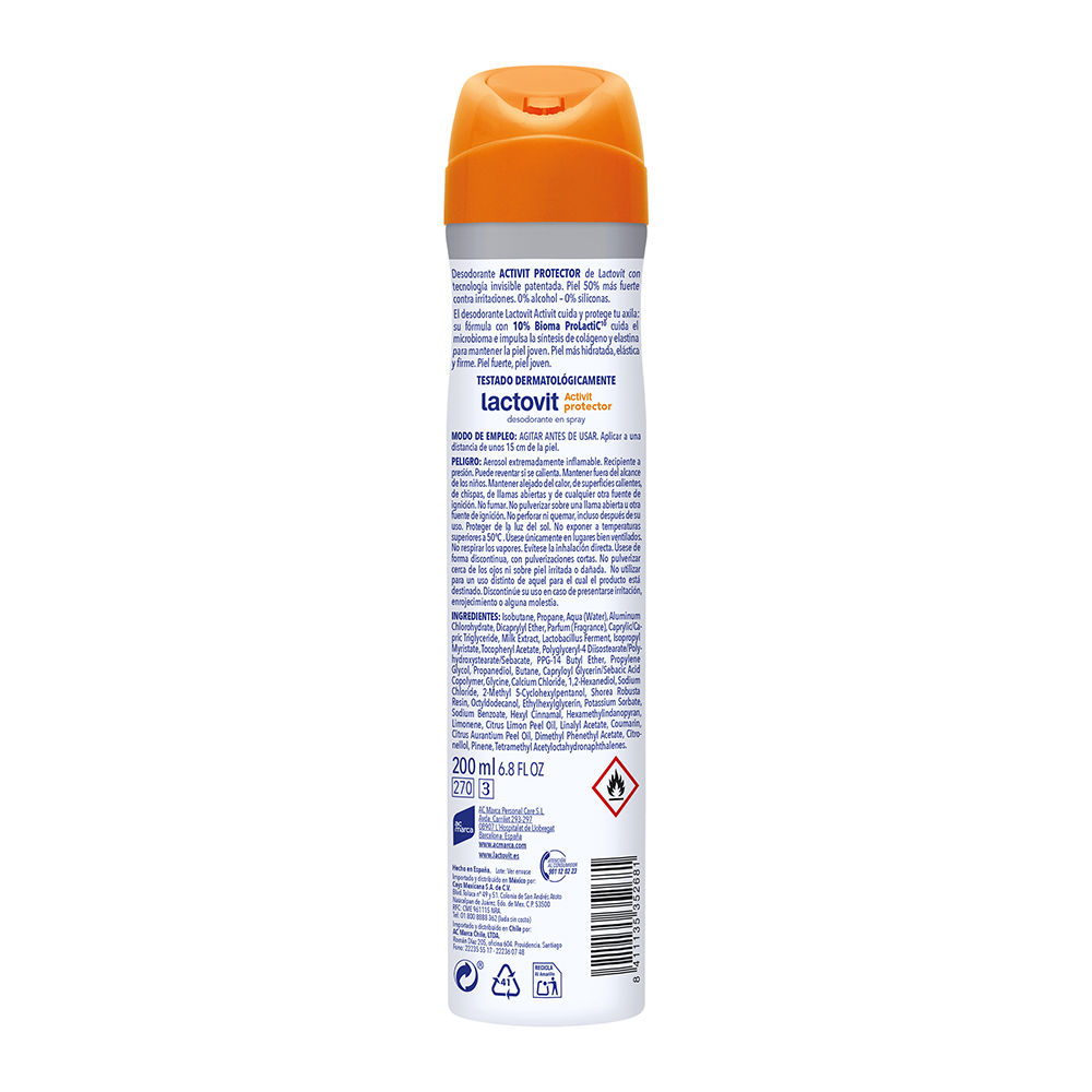 ACTIVIT PROBIOTIC-L 0% deo vaporizador Desodorizantes Lactovit ...