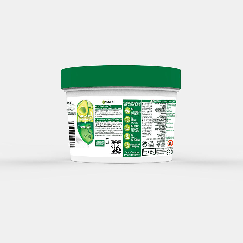 BODY SUPERFOOD AGUACATE crema corporal nutritiva piel seca a muy seca ...