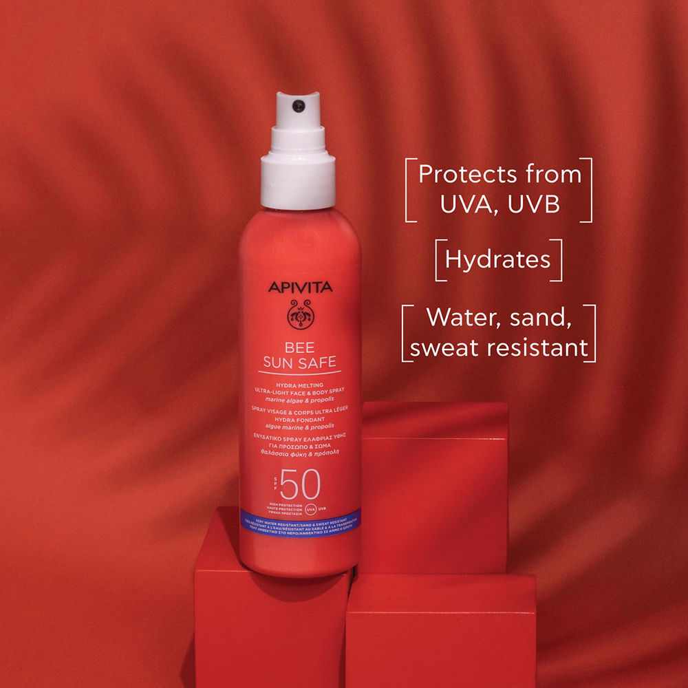 BEE SUN SAFE Hydra Fresh Spray for Face and Body SPF 50 Sun Care ...