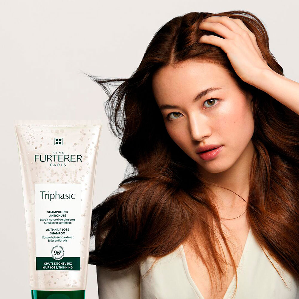 TRIPHASIC anti-hair loss shampoo Rene Furterer Hair fall prevention ...