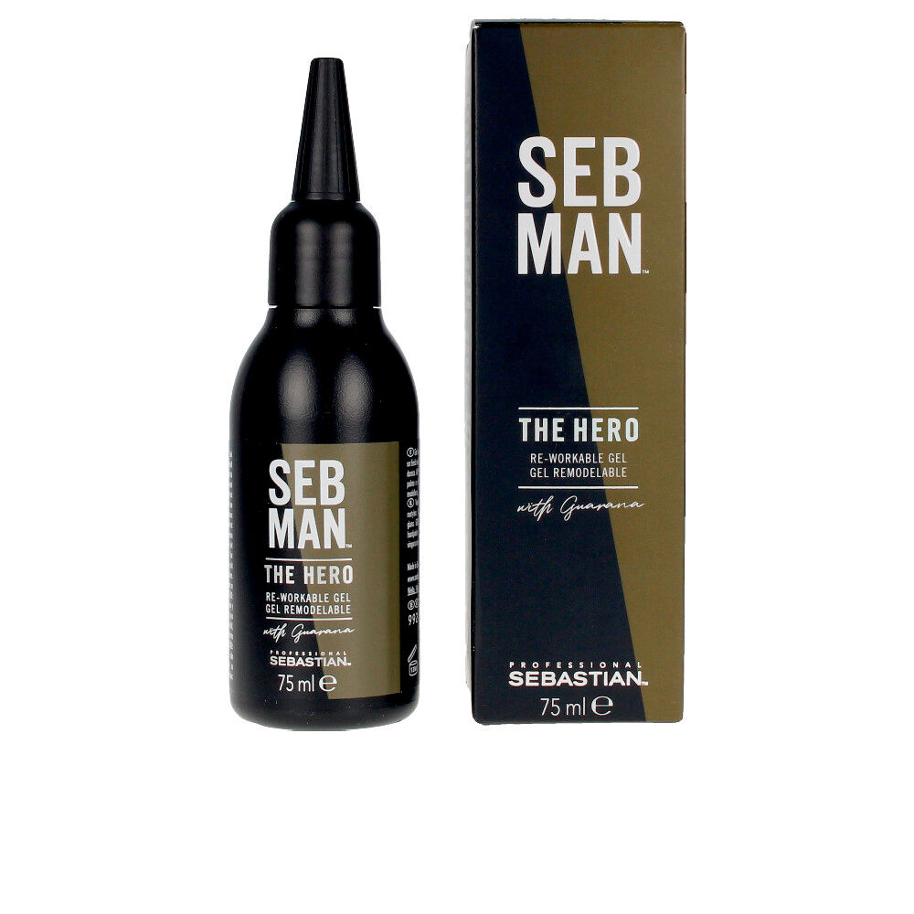SEBMAN THE HERO Re-moldable Gel Hold and Shine Seb Man Hairstyle ...