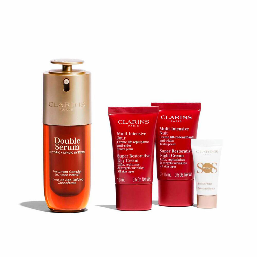 DOUBLE SERUM ESTUCHE, Tratamientos Faciales Clarins - Perfumes Club