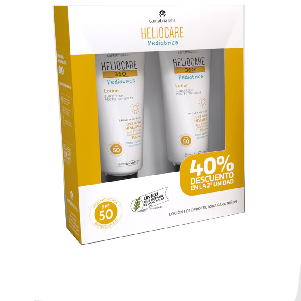 HELIOCARE 360° PEDIATRICS sunscreen lotion SPF 50 pack Children’s bath ...