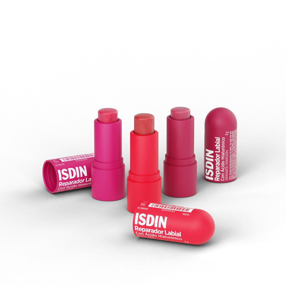 REPARADOR LABIAL con color en stick Isdin · Maquillaje de labios ...