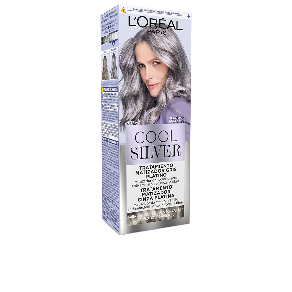 COOL SILVER platinum grey toning treatment L'Oréal París Colouring and ...