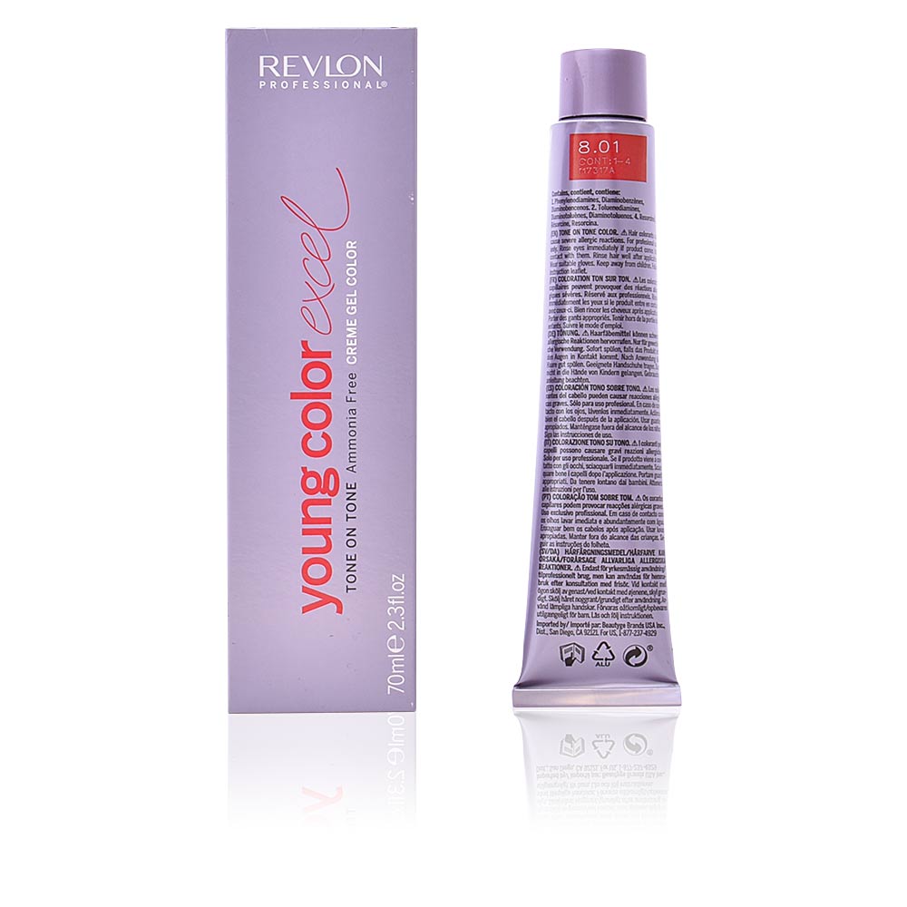YOUNG COLOR EXCEL creme gel color #8,01 Revlon, Tintes - Perfumes Club