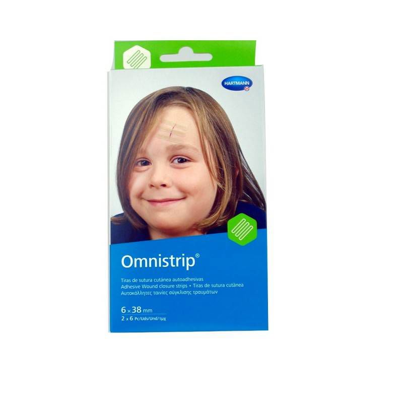 Omnistrip Tiras de Sutura Cutánea Autohadesivas, Botiquín higiene ...